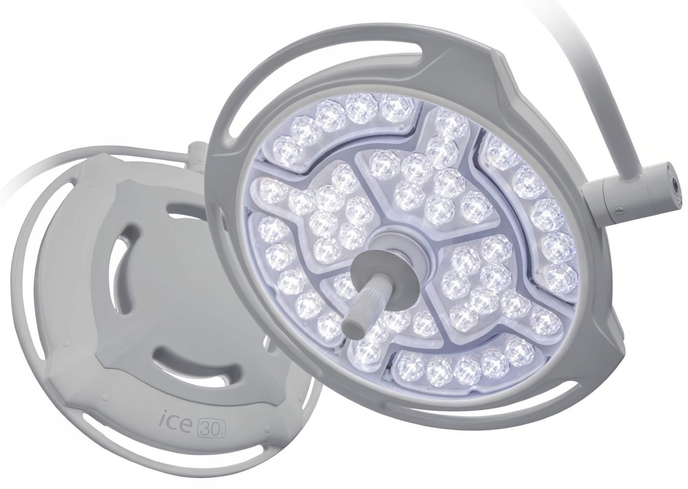 Amico iCE LED Surgical Light - Dual Ceiling, 30M/30M | Auxo Medical