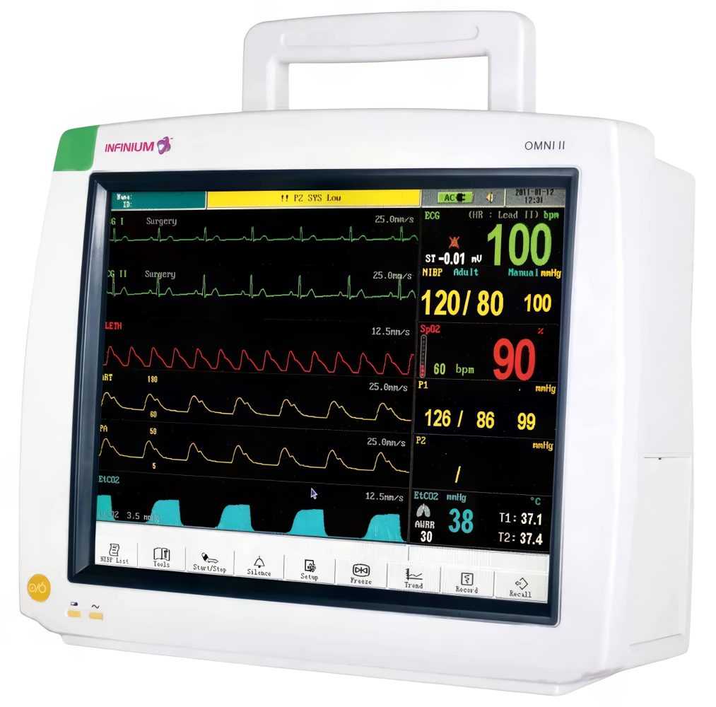 Infinium Omni II Standard SpO2 w/ printer | Auxo Medical