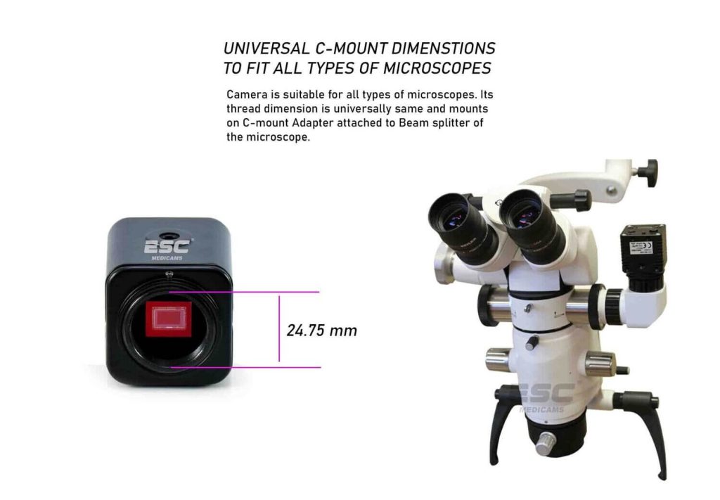 ESC Surgical Microscope camera with Recorder for Zeiss, Leica, Takagi ...
