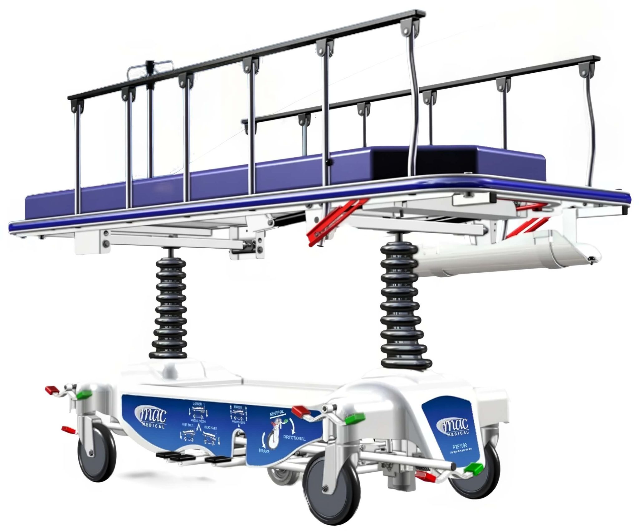 MAC MEDICAL 5th Wheel Transport Stretcher | Auxo Medical