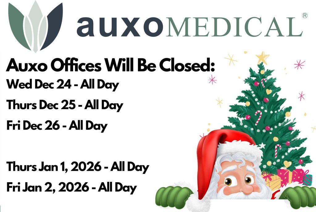Auxo Medical December 2025 Holiday Schedule | Auxo Medical